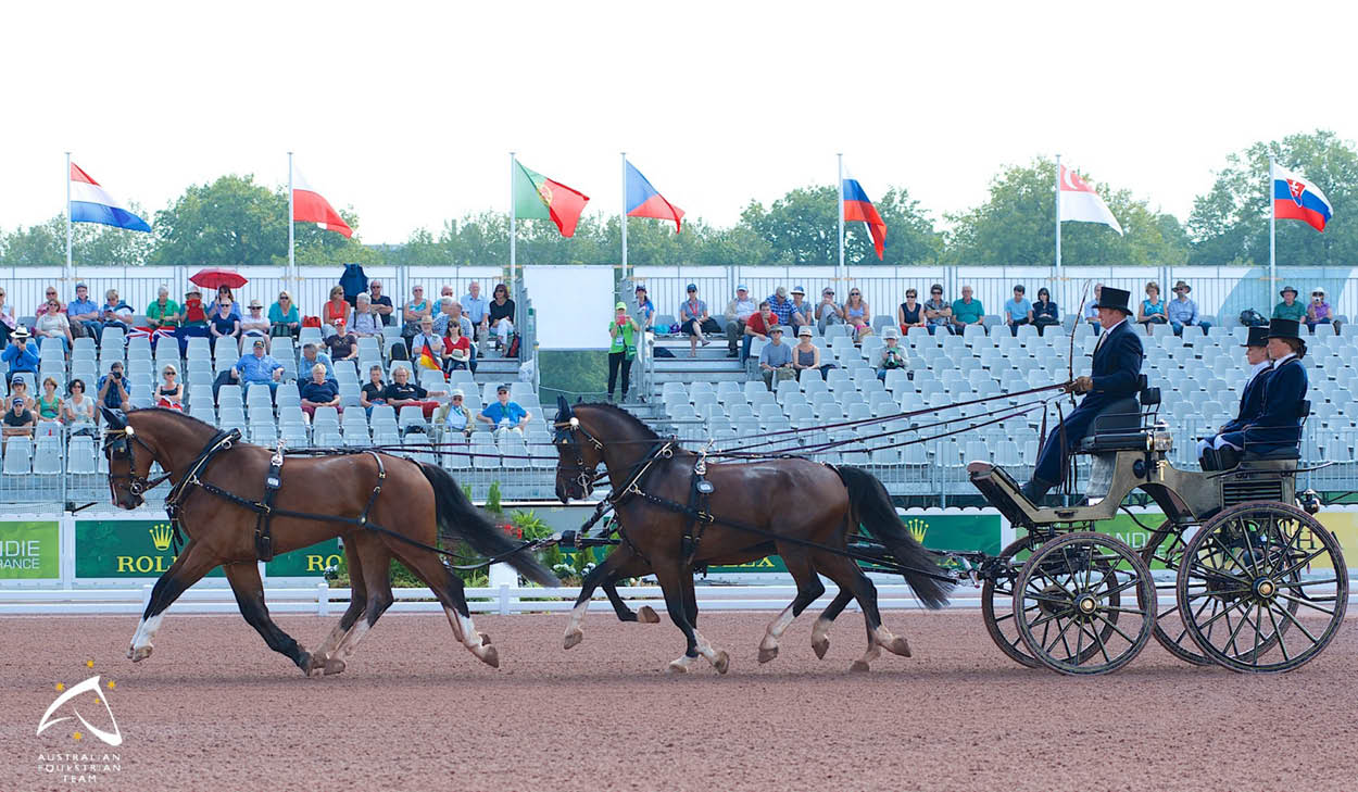 Gavin Robson completes his Dressage test | Equestrian Australia